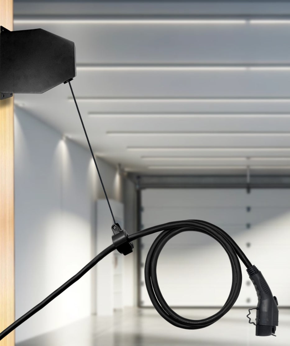 Inteset EV Charger Retractable Cable Management Pully System - Rugged ...